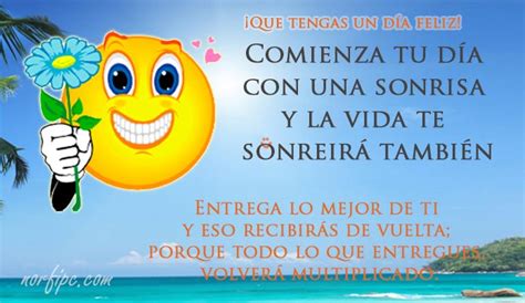 Mensajes inspiradores para desear un día feliz