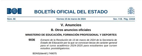 Becas MEC 2024 2025 Novedades Requisitos Y Plazos Solicitud