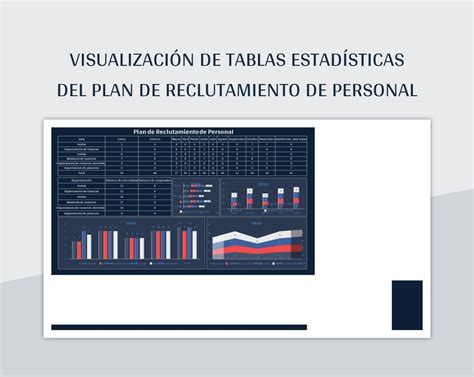 Plantilla de Formato Excel Visualización De Tablas Estadísticas Del