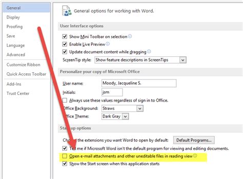 turn off reading mode in word 2013 tech tips