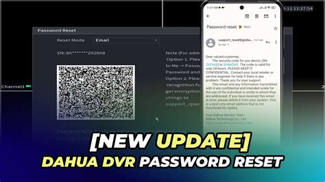 Dahua Dvr Password Reset How To Reset Dahua Dvr Admin Password Youtube