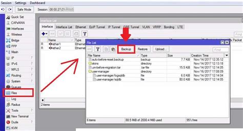 How To Backup And Restore Mikrotik Configuration Settings