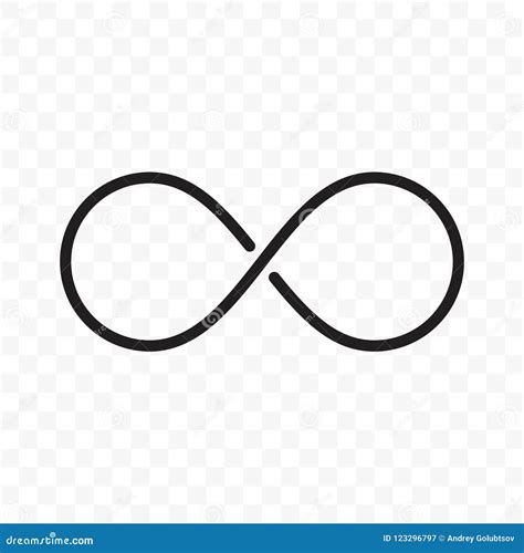 L Nea Icono Del Vector Del Infinito O Del Bucle Infinito Ilustraci N