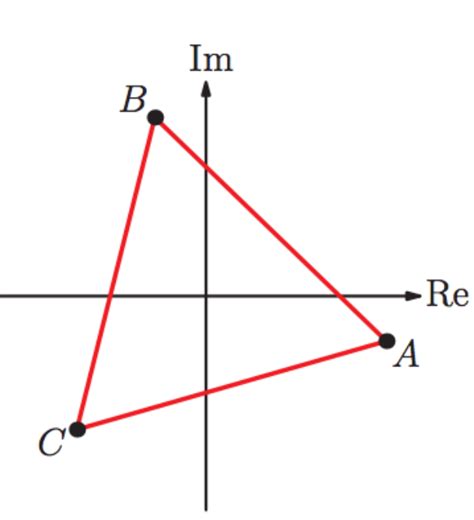 [math] finding vertices of a triangle using complex numbers math solves everything