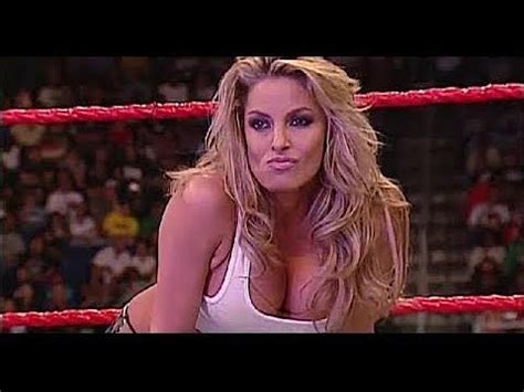 Stacy Keibler Vs Trish Stratus Bra And Panties Match Raw 2001 YouTube