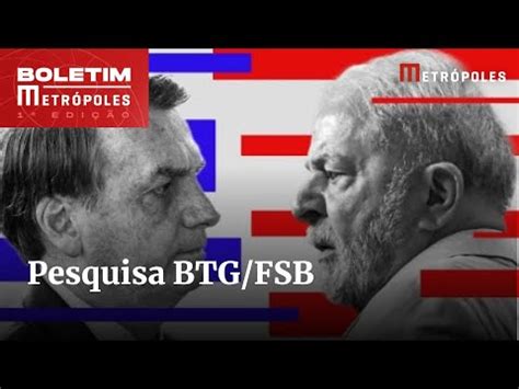 Lula tem 41 e Bolsonaro 34 diferença entre eles cai 6 pontos diz