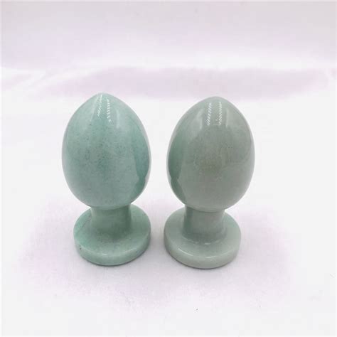 Wholesale Natural Healing Crystal Massage Egg Yoni Green Aventurine