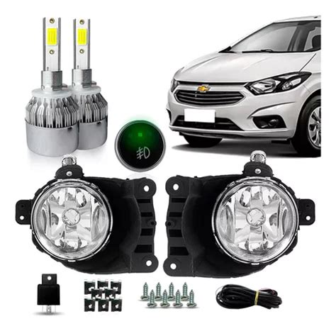 Kit Farol Milha Neblina Onix Joy 2020 2021 Super Led 6000k Frete grátis