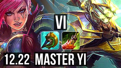VI Vs MASTER YI JNG 8 2 8 1 0M Mastery KR Diamond 12 22 YouTube