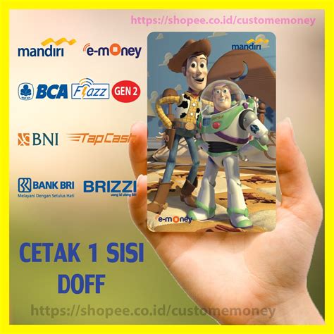 Jual Kartu Emoney Anime Kartun Toy Story Buzz Woody Etoll E Money