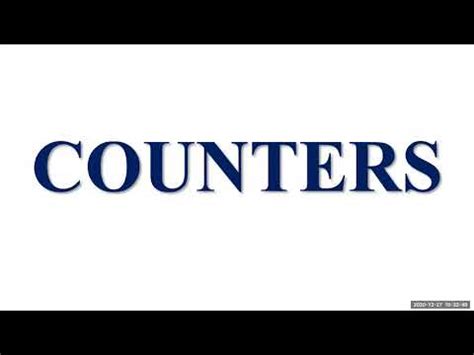 Synchronous Asynchronous Counters B E B Tech Vlsi Design Basic
