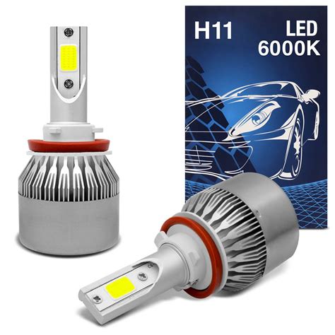 Kit L Mpada Super Led H K V E V Lm Efeito X Non Carro
