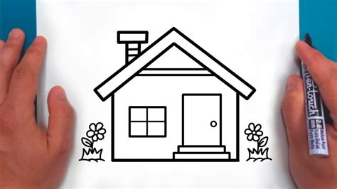 Cum Se Deseneaza O Casa Usor Pas Cu Pas Easy House Step By Step