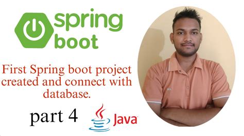 spring boot framework tutorial 4 first maven project in sts connect with database java