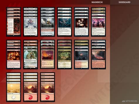 Arena Standard Boros Midrange Deck By Kowazi MTG DECKS