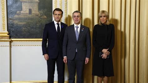 Ignazio Cassis a enfin rencontré formellement Emmanuel Macron les