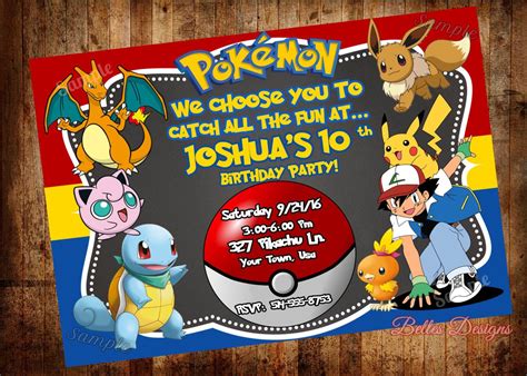 Pokemon Party Invites Printable Printable Word Searches