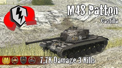 M48 Patton 7 7K Damage 3 Kills WoT Blitz Replays YouTube