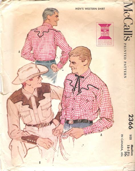 Western Shirt Sewing Pattern