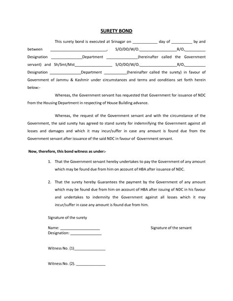 Affidavit Format Free Printable Documents