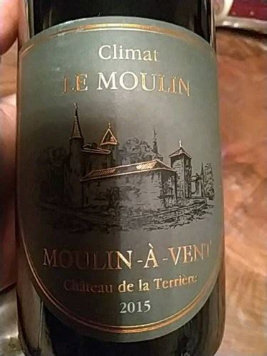 Château de la Terrière Climat Le Moulin Moulin à Vent Vivino US