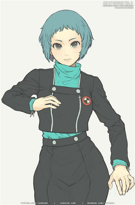 Yamagishi Fuuka Persona And 1 More Drawn By Gofelem Danbooru