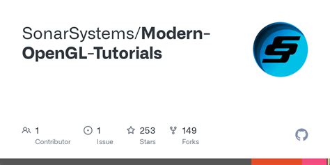 github sonarsystems modern opengl tutorials