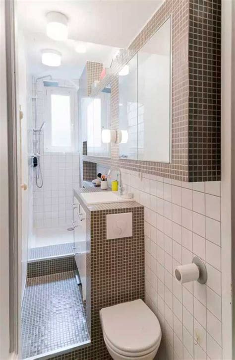 Cómo ahorrar espacio en baños diminutos Aménager petite salle de bain
