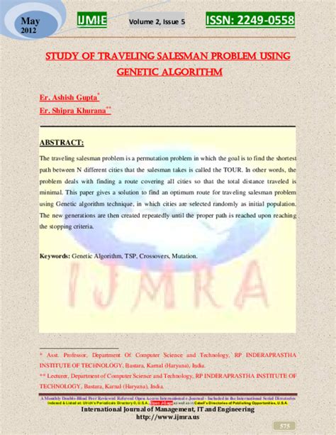 pdf a hybrid genetic algorithm for the traveling salesman problem using generalized partition