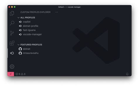 github mrsauravsahu vscode manager a vscode extension to create multiple isolated vscode
