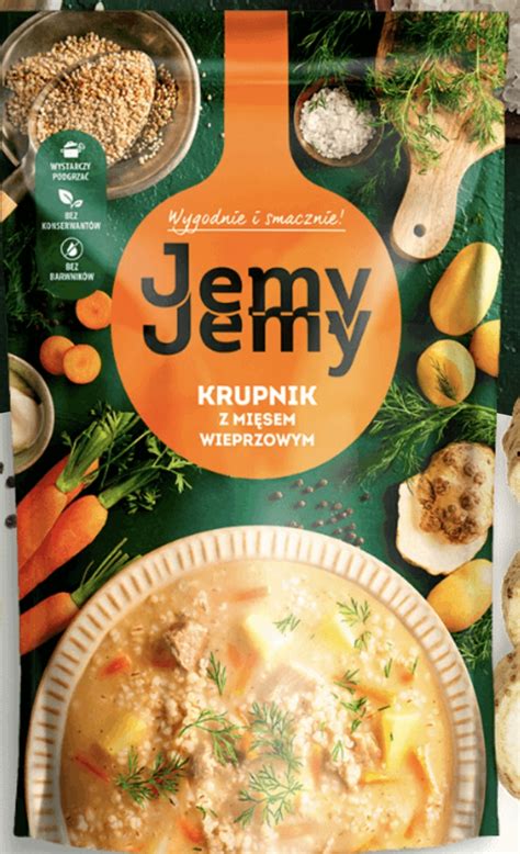 JEMY JEMY Zupa Krupnik z Mięsem PROFI 450g 14092096711 Allegro pl