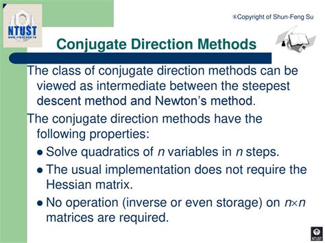 conjugate direction methods ppt download