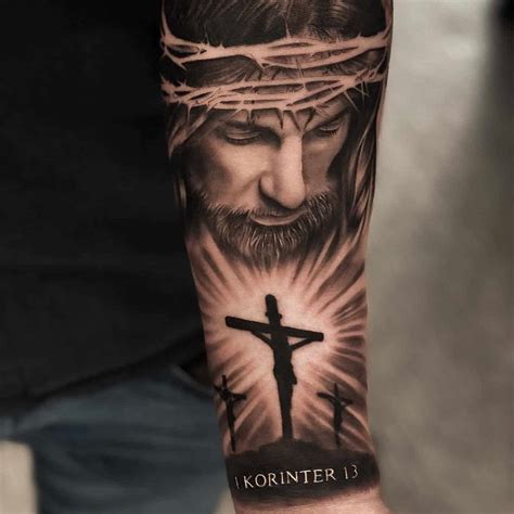 25 Jesus Arm Sleeve Tattoos SobiaSaanvi