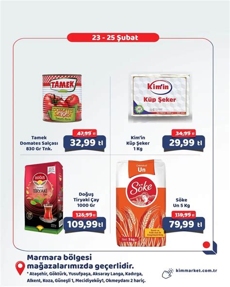 Kim Market 23 Şubat 2024 Aktüel Kataloğu Hafta Sonu İndirim Broşürü