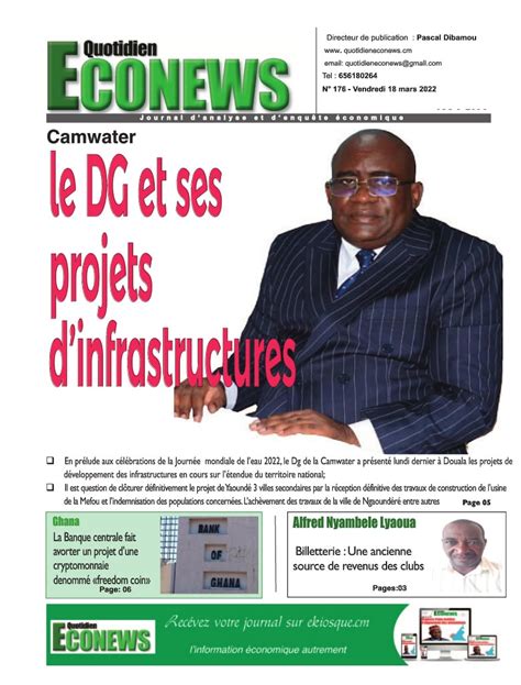 Alternance Au Sommet De LEtat Et Si Lavenir Du Cameroun Reposait