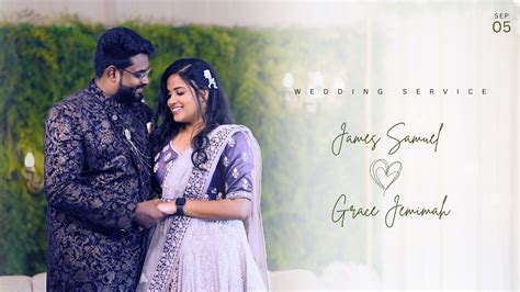 Live Jame Jemimah Wedding September Youtube