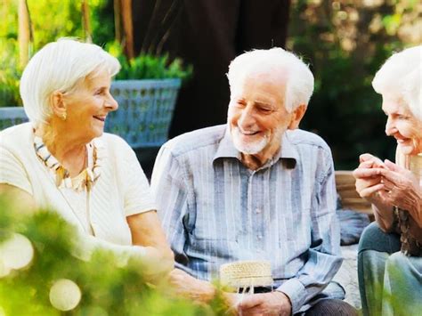 Premium Photo Beautiful Old Man And Woman Posing Together