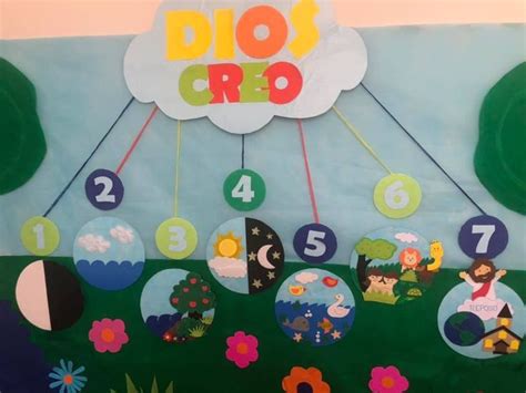Pin de Kelly Celiz en La creación Manualidades cristianas 7 días de