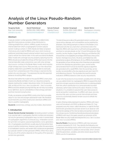 pdf analysis of the linux pseudo random number generators dokumen tips