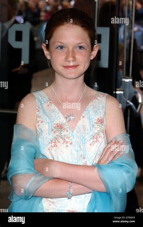 Bonnie Wright Who Plays Ginny Weasley Arrives For The Uk Premiere Of