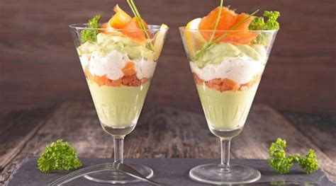 Verrines Avocat Saumon Fum Recette Plat Recette Cuisine Facile