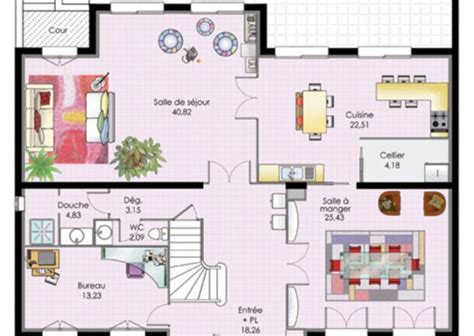 Plan d une maison de 60m2 Idées de travaux