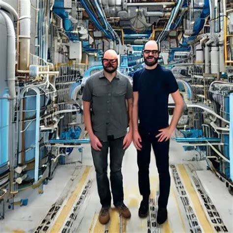 Vsauce Michael Stevens In A Nuclear Power Plant Stable Diffusion