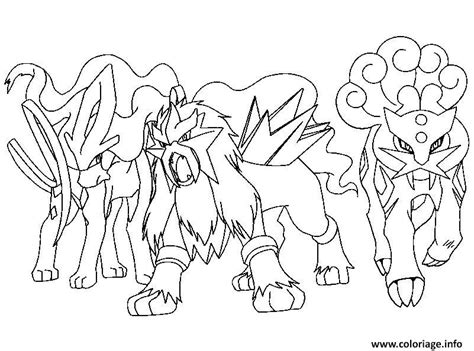Coloriage Mega Pokemon Legendaire JeColorie