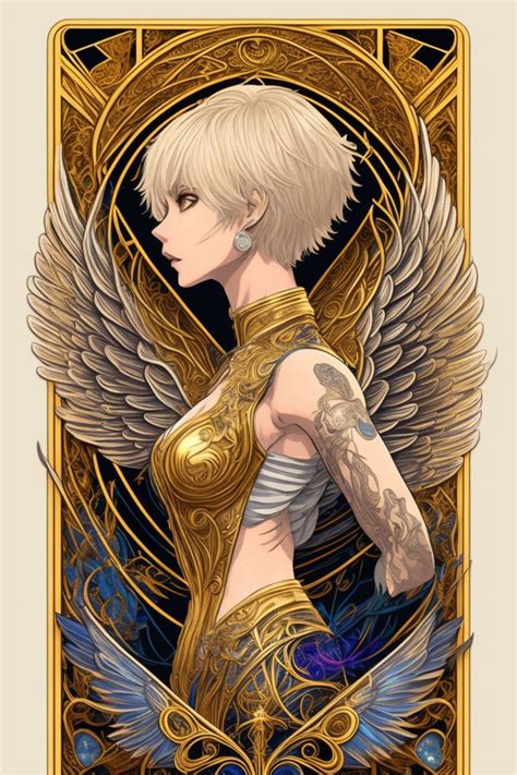 Anime Girl With Silver Hair And Wings