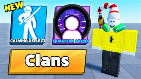 NEW CLANS 2 NEW ABILITIES In Roblox Blade Ball YouTube