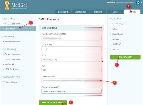 Mailgun SMTP With MailGet Complete Setup FormGet