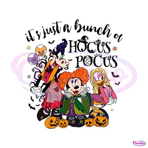 Its Just A Bunch Of Hocus Pocus SVG Sanderson Sister SVG Oladino