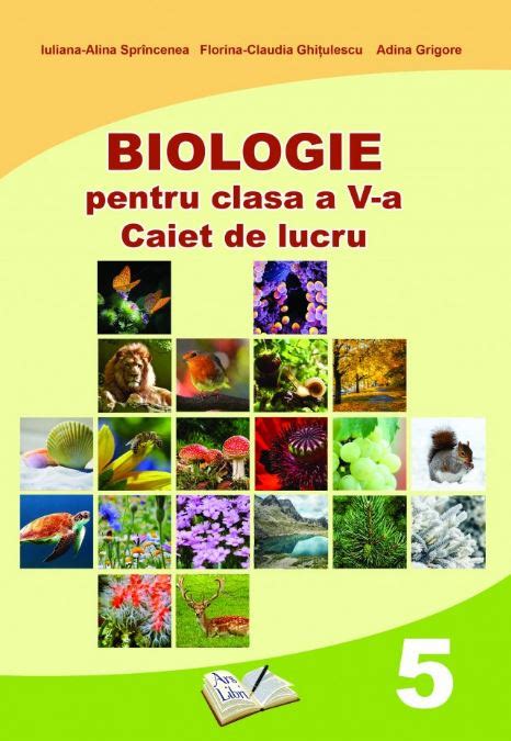 Biologie Clasa 5 Caiet De Lucru PDF Autor Iuliana Sprincenea