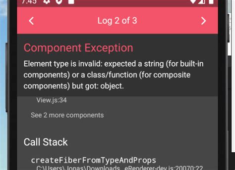Runtime Component Exception Element Type Is Invalid Issue 8